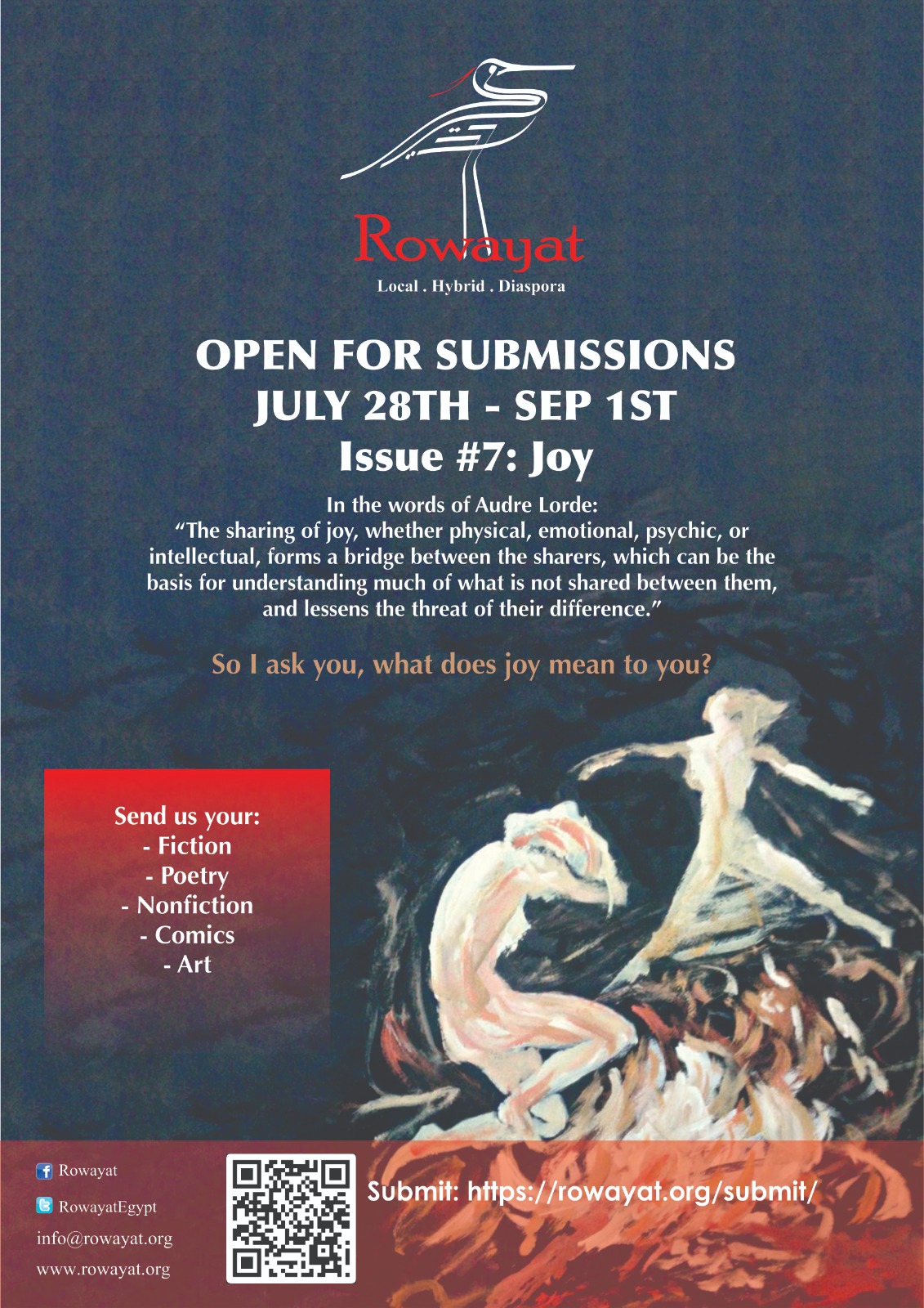 Open for Submissions - Rowayat